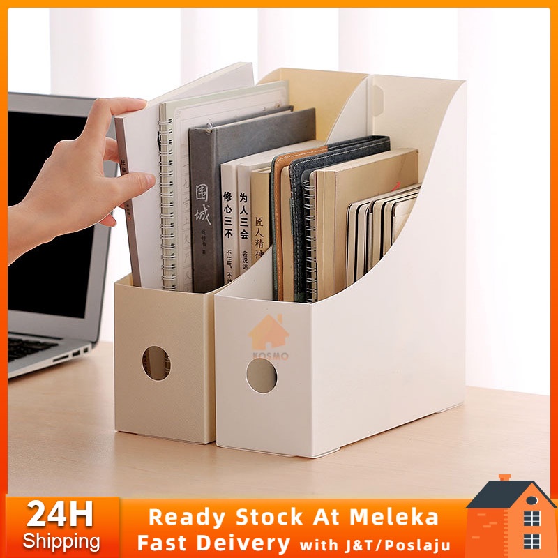 Office Document File Storage Box Folding Desktop Organizer Books File ...
