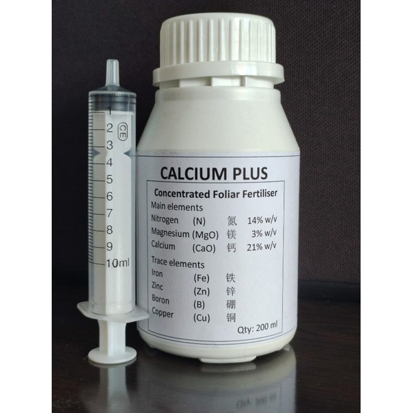 Calcium Plus 250~800x Foliar Fertilizer Concentrated 200ml with Free ...