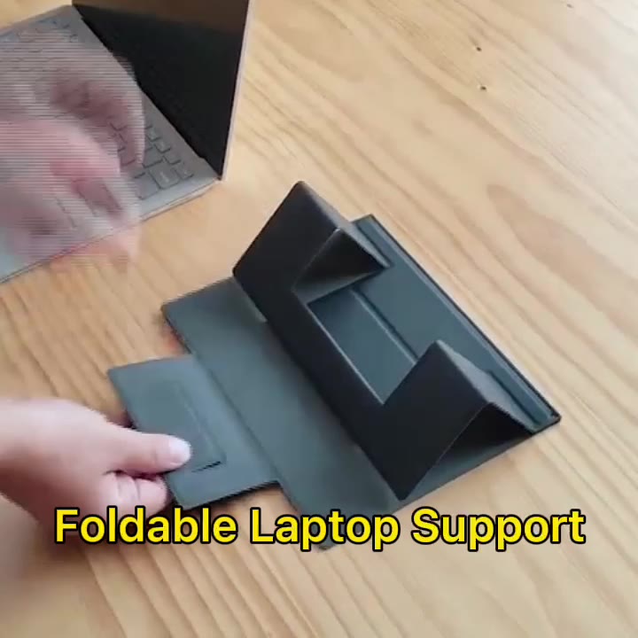 INOVAGEN Laptop Stand Pad/Invisible Foldable Height Adjustable Laptop ...