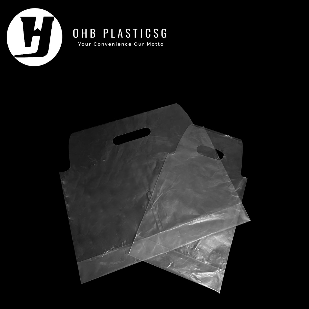 [Ready Stock SG] [100pc] 1 and 2 Cups Carrier / Milk Tea Plastic Bag ...