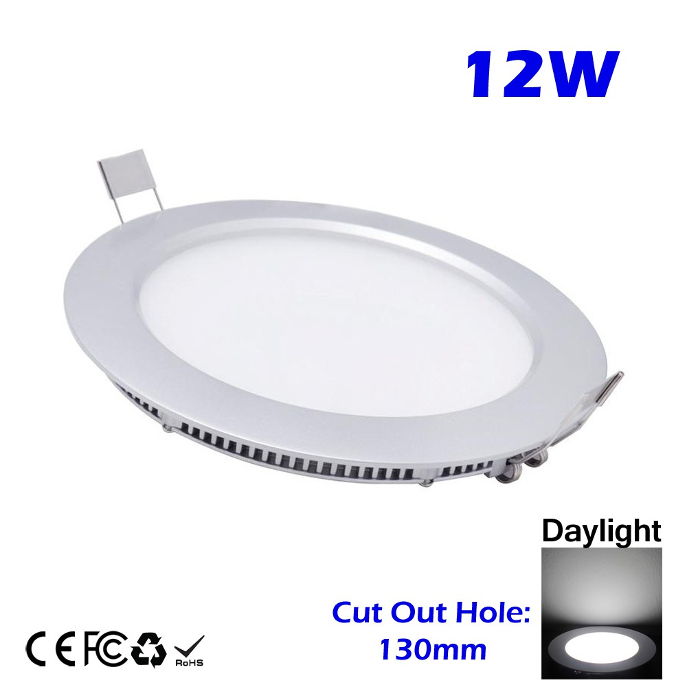 KND LED Round 4 ̋ 12W Panel Light Downlight Ceiling light Lamp Daylight ...