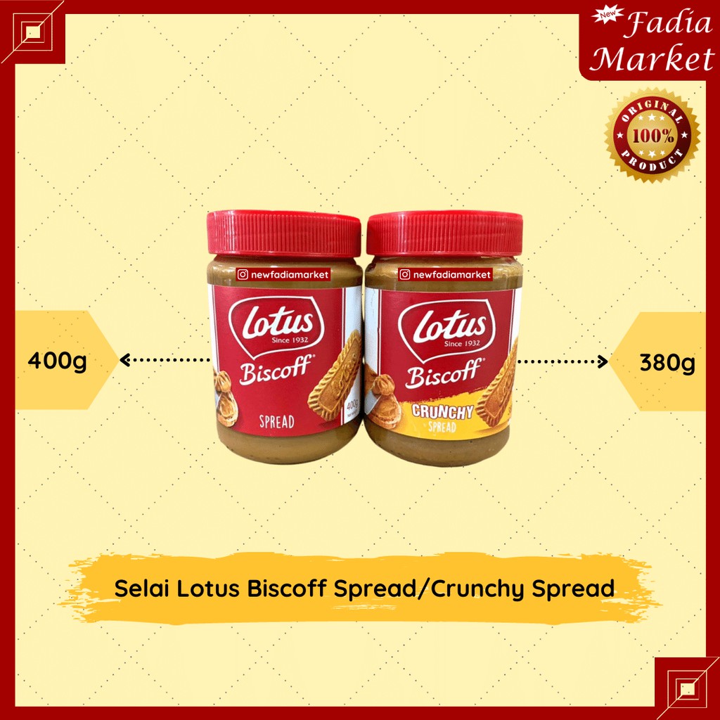 Lotus Biscoff Spread/Spread Crunchy Jam 400g | Shopee Singapore