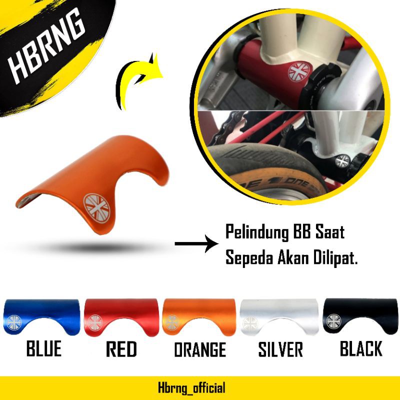 Protector bottom bracket Aluminum for brompton pikes 3sixty | Shopee Singapore