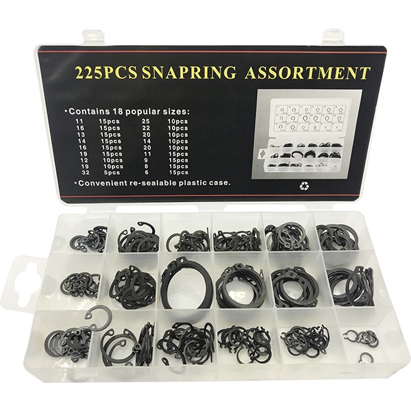 [SG STOCK] SNAP RING CIRCLIP SET 225PCS Assortment Retaining Int/ Ext ...