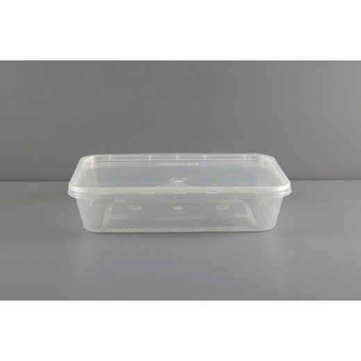 Food Packaging For Rectangular Plastic Containers from 500ml - 3000ml | Shopee Singapore