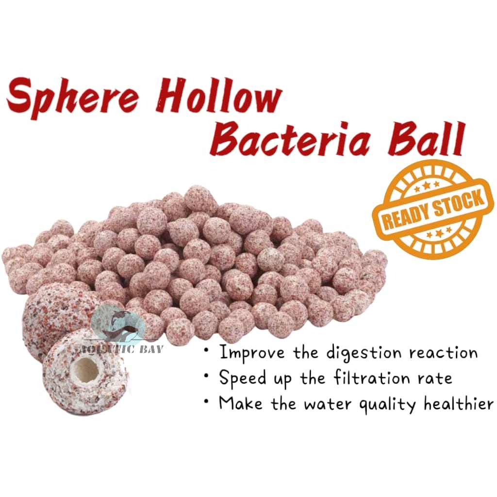 500G-1KG Sphere Hollow Bacteria Ball Aquarium Media Filter Material ...