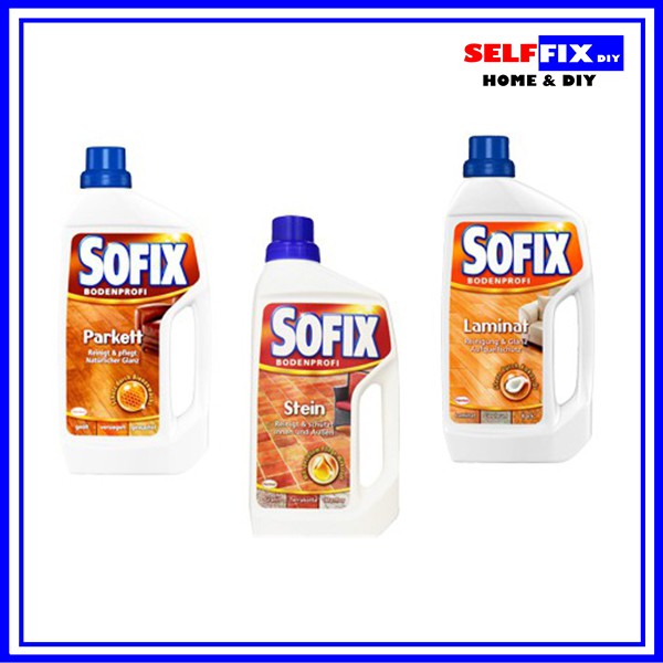 Sofix 3-in-1 Floor Cleaner 1L - Parkett (Parquet) / Laminat (Laminate) / Stein (Marble & Stone ...