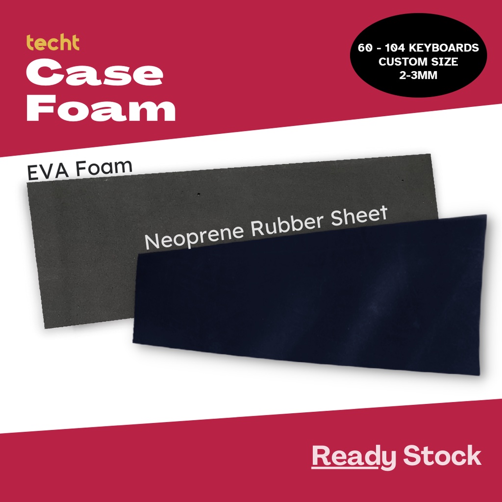 Keyboard Foam EVA / Neoprene Sound Dampening - 2/3mm, EVA Foam ...