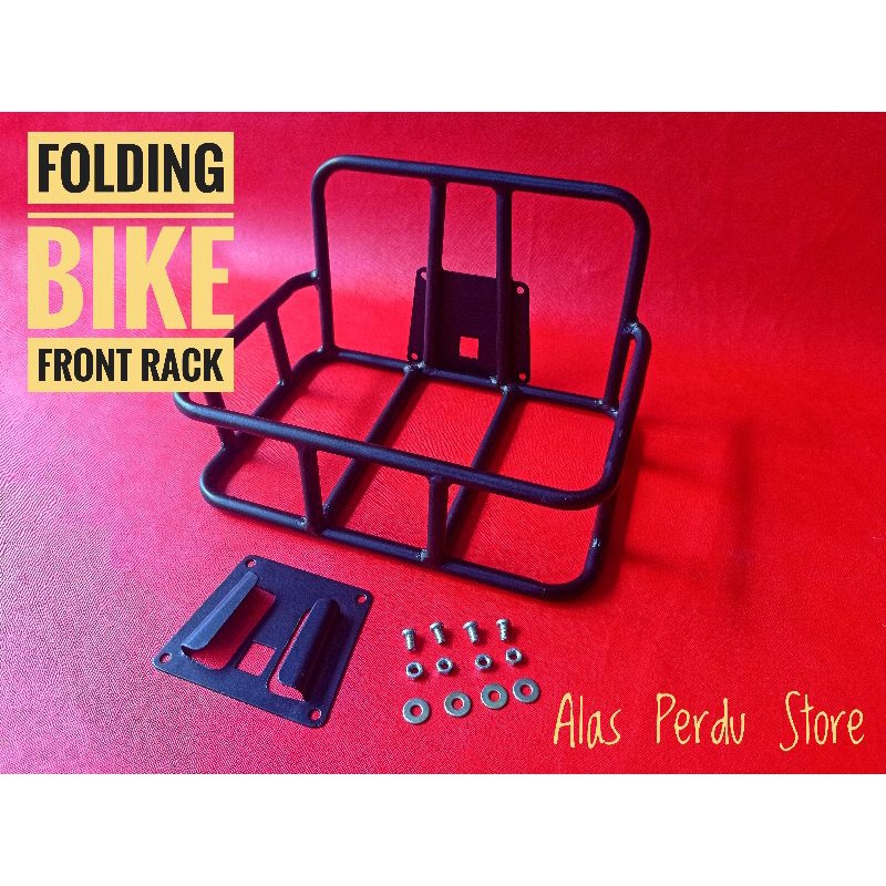(BEST) front Rack Folding Bike with bracket front block / Folding ...