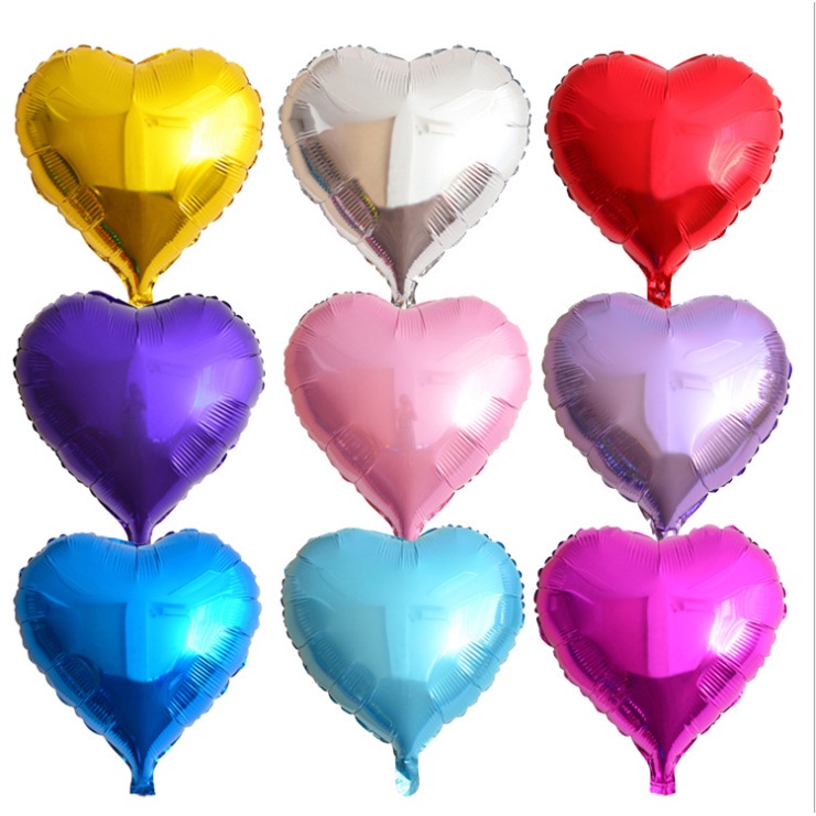 10pcs 10 inch 18inch 5 inch heart foil balloon birthday party wedding ...