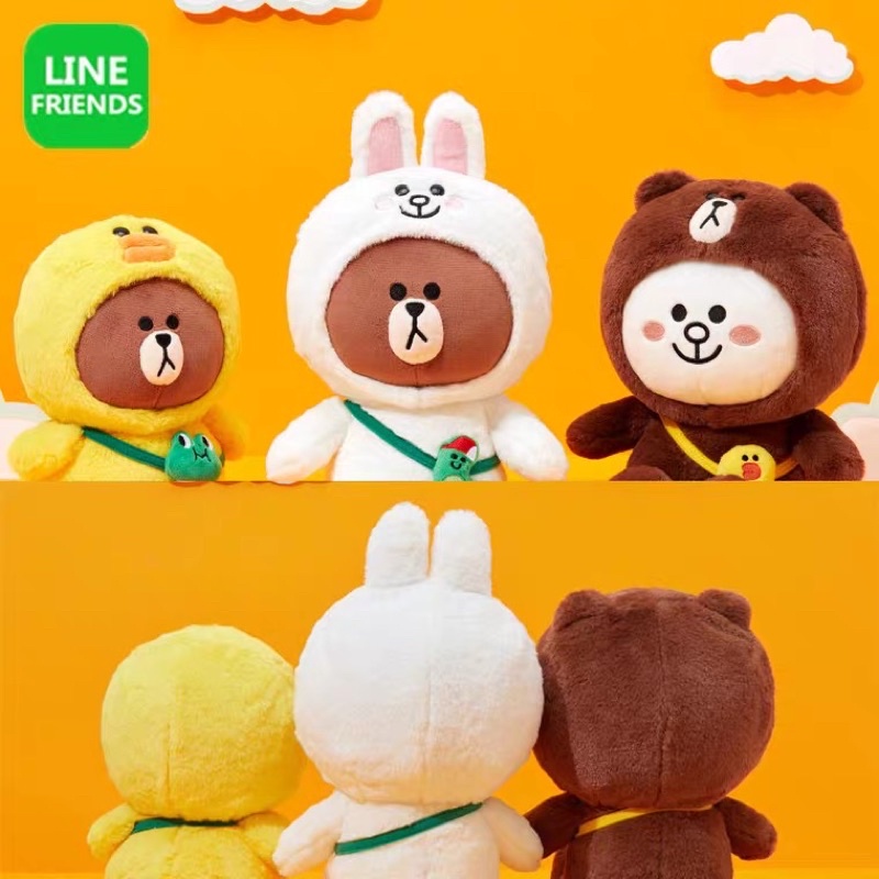 Korea Korea LINE FRIENDS Brown Bear Connie Rabbit Transformation Dress ...