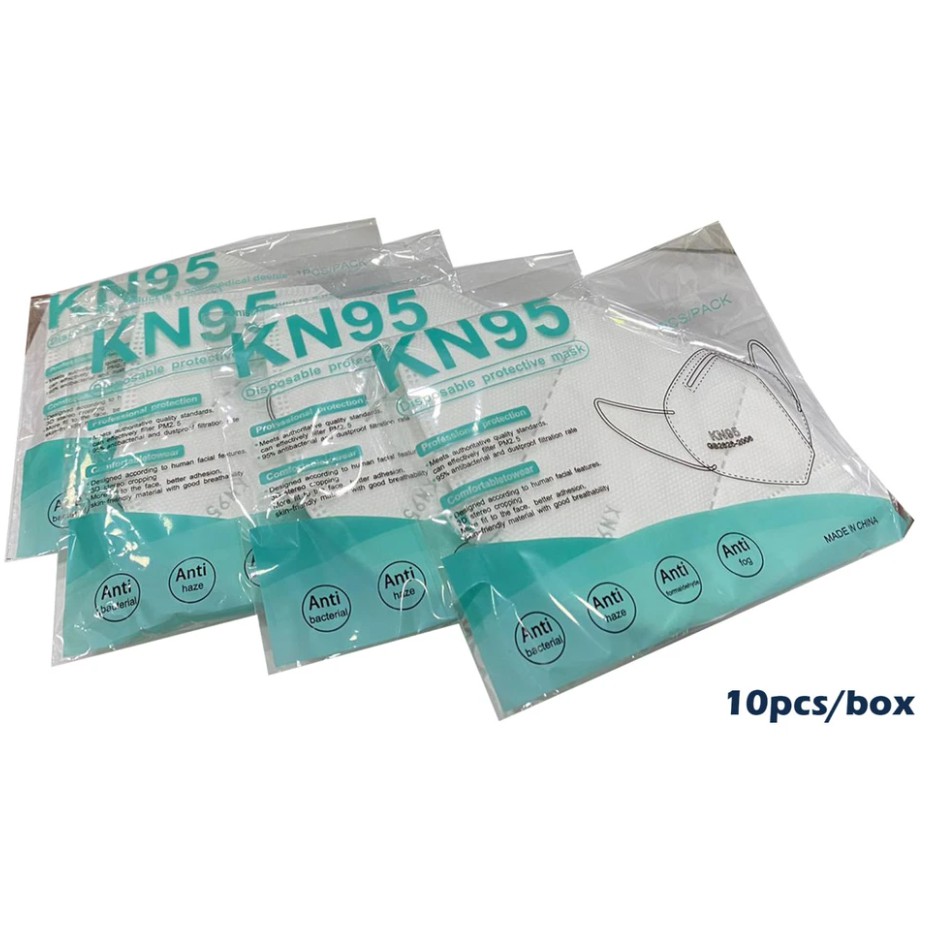 [Ready Stock] Wistech KN95 Mask 10 PCs, FDA CE Certified | Shopee Singapore