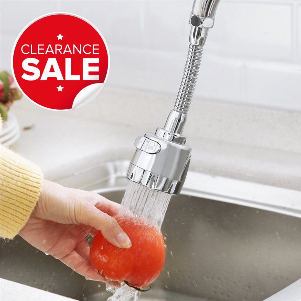[SG Stock] Water Tap Extension Splash-Proof 360 Degree Turnable Two ...