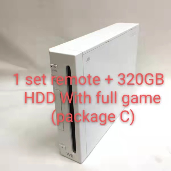 Nintendo Wii Full set[Refurbish Set]+ 320GB/500GB [Full Game] | Shopee ...