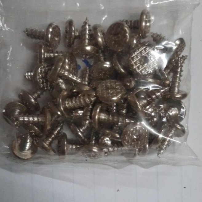 50 or 10 pieces Iron Boot Stud Besi Kawad Bulat (50biji)/(10biji ...