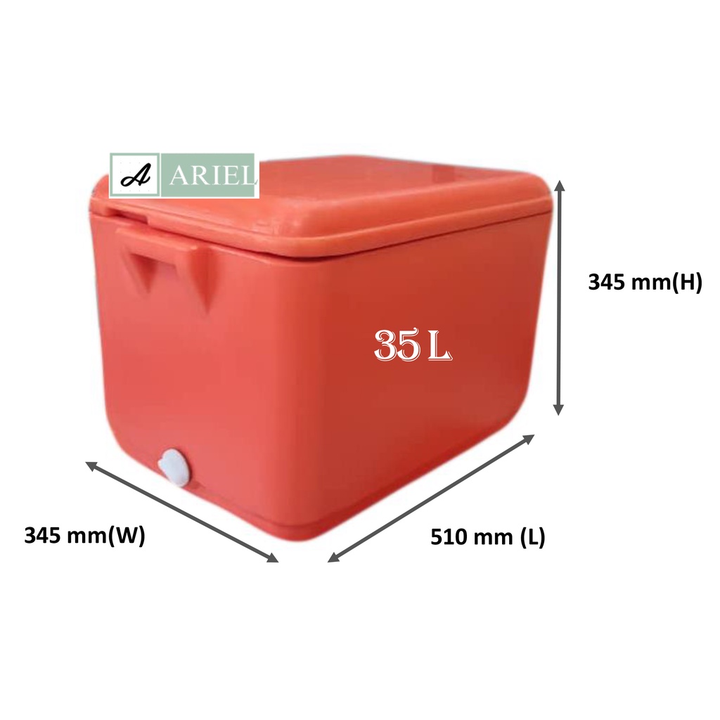 35L Insulated Cooler Box/ Ice Box For Multipurpose Storage -Seafood ...