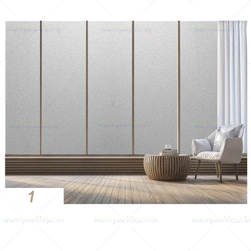Width-60cm Length-1m Translucent Opaque Shading Glass Sticker Office ...
