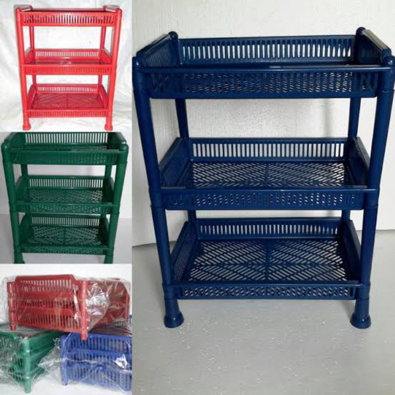 Multipurpose Rack Large Spice Rack Stacking 3/basket Stacking 3 Onion ...