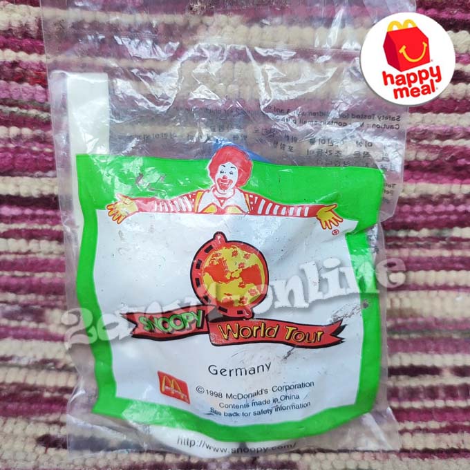 1998 Mcdo Snoopy World Tour - GERMANY (Sealed) | Shopee Singapore
