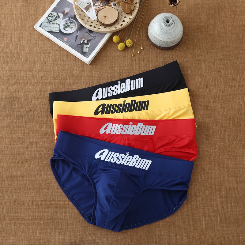 Men's briefs milk silk stretch pouch close-fitting comfort aussiebum ...