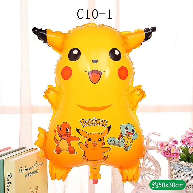 C10 C24 happy birthday party balloon pokemon pikachu squirtle lvysaur ...