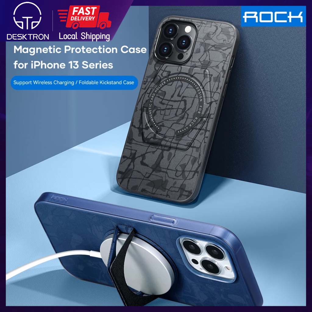ROCK Magnetic iP 13 SERIES Magnet iP Protection Case with Stand Holder ...