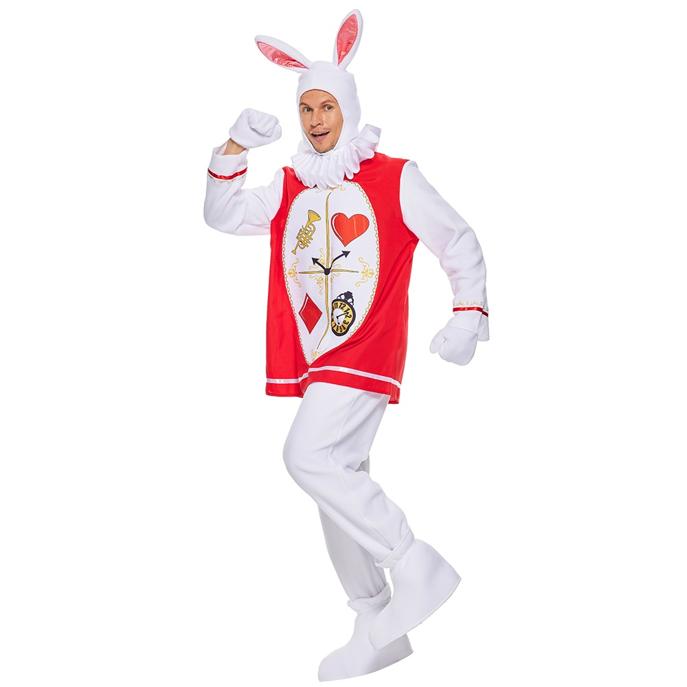 Fast Delivery Adult Cute Rabbit Costume Fairy Tale Alice In Wonderland ...