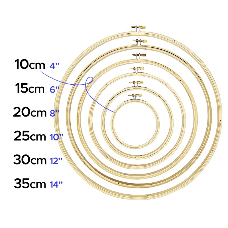🇸🇬🚚Embroidery Frame/Hoop - 6 Sizes | Cross-Stitch | Art Craft | DIY ...