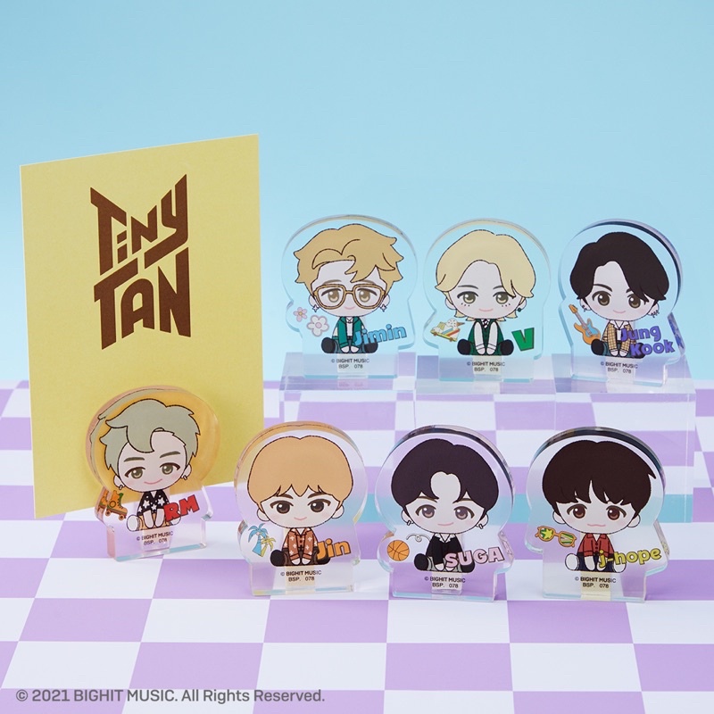 【Authentic 🇯🇵】ICHIBAN KUJI : BTS TinyTAN Dynamite: RM • Jin Acrylic Photo Stand Display | K-Pop ...