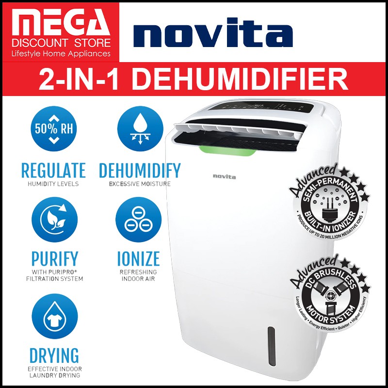 NOVITA ND2000 2-IN-1 DEHUMIDIFIER + FREE GIFT REDEEM FROM NOVITA ...