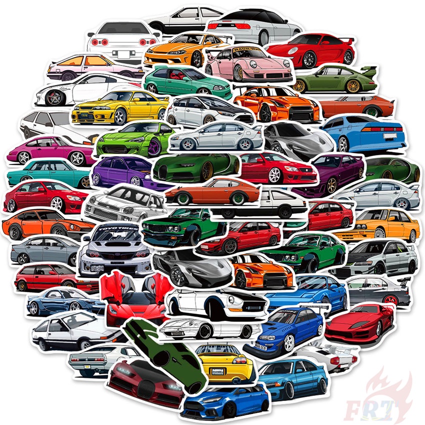 50Pcs/Set HellaFlush SuperRun Supercar Series 03 - JDM Racing Cars ...