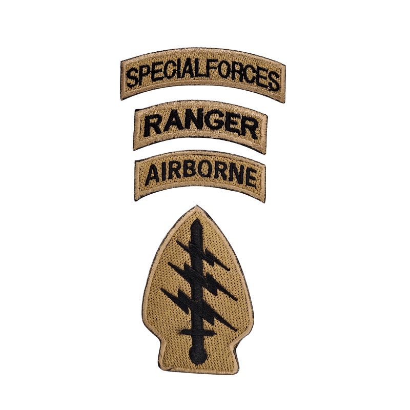 U.s. Army Lightning Special Forces Military Tactical Badge Embroidery ...
