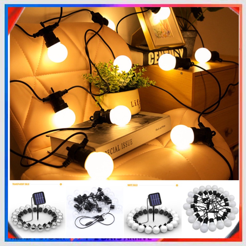 Solar G50 string light 10LED/20LED/30 LED Wedding G50 String Festoon ...