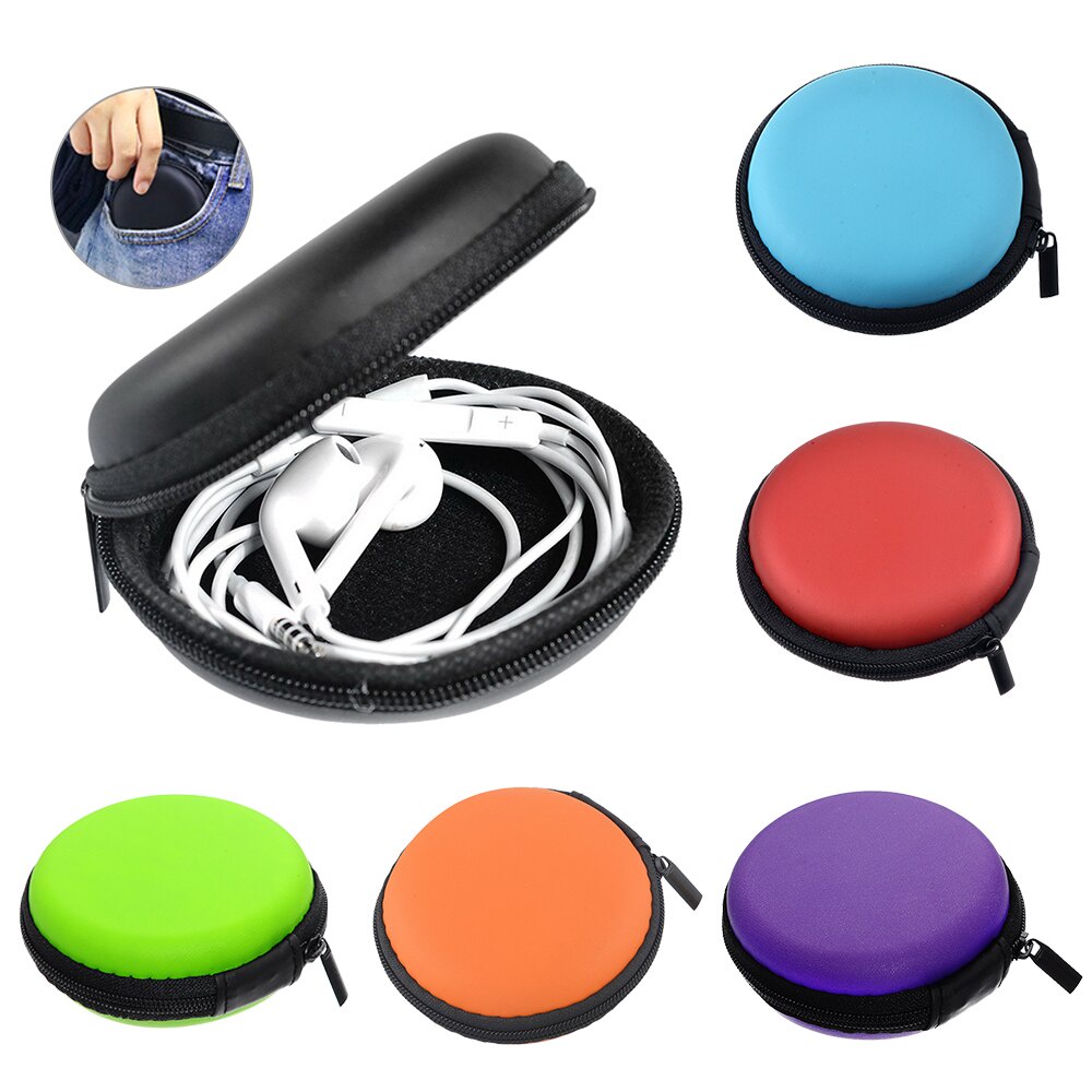 USB Cable Organizer Earphone Case Hand Spinner Portable Headset box ...