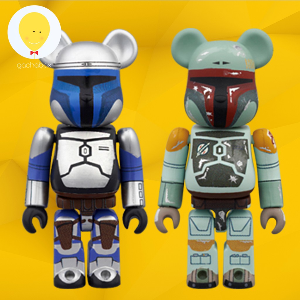 gachabox Bearbrick Star Wars Jango Fett and Boba 1 set2 Rick Type ...