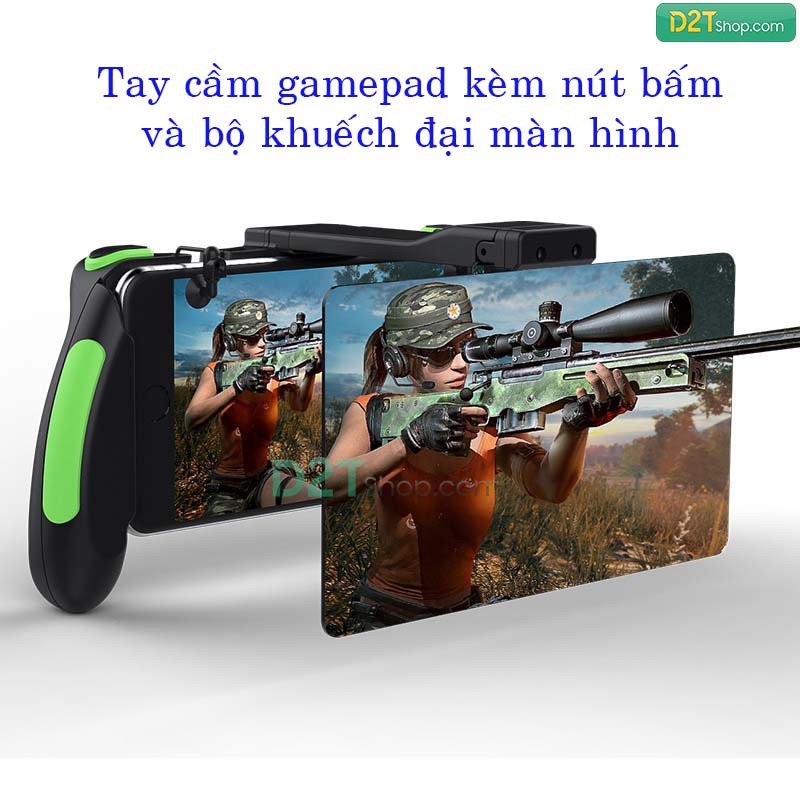 Gamepad Controller With Buttons And Monitor Amplifier PUBG, ROS ...