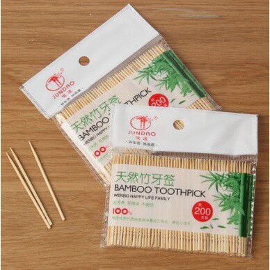 [Buy 3 get 1] 1 Pack Disposable Toothpicks bamboo Portable Tooth Floss ...