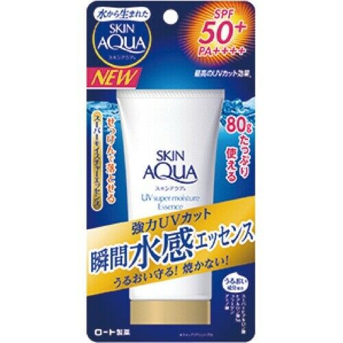 Rohto Skin Aqua UV sunscreen spf50 + PA ++++ 80g | Shopee Singapore