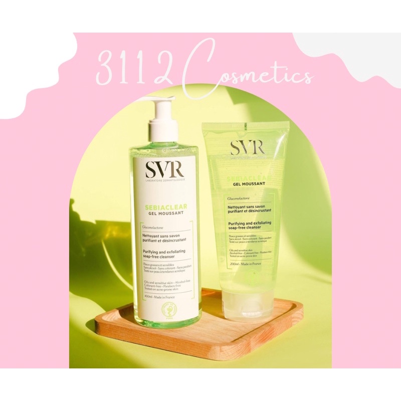 [Genuine] Svr Sebiaclear Gel Moussant Facial Cleanser (200ml) | Shopee ...
