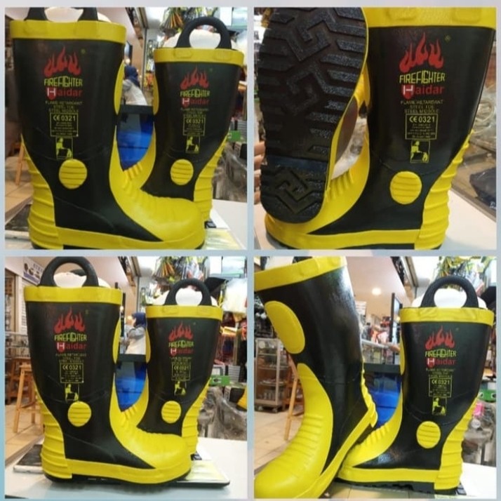 Firefighter BOOTS BOOTS | Shopee Singapore