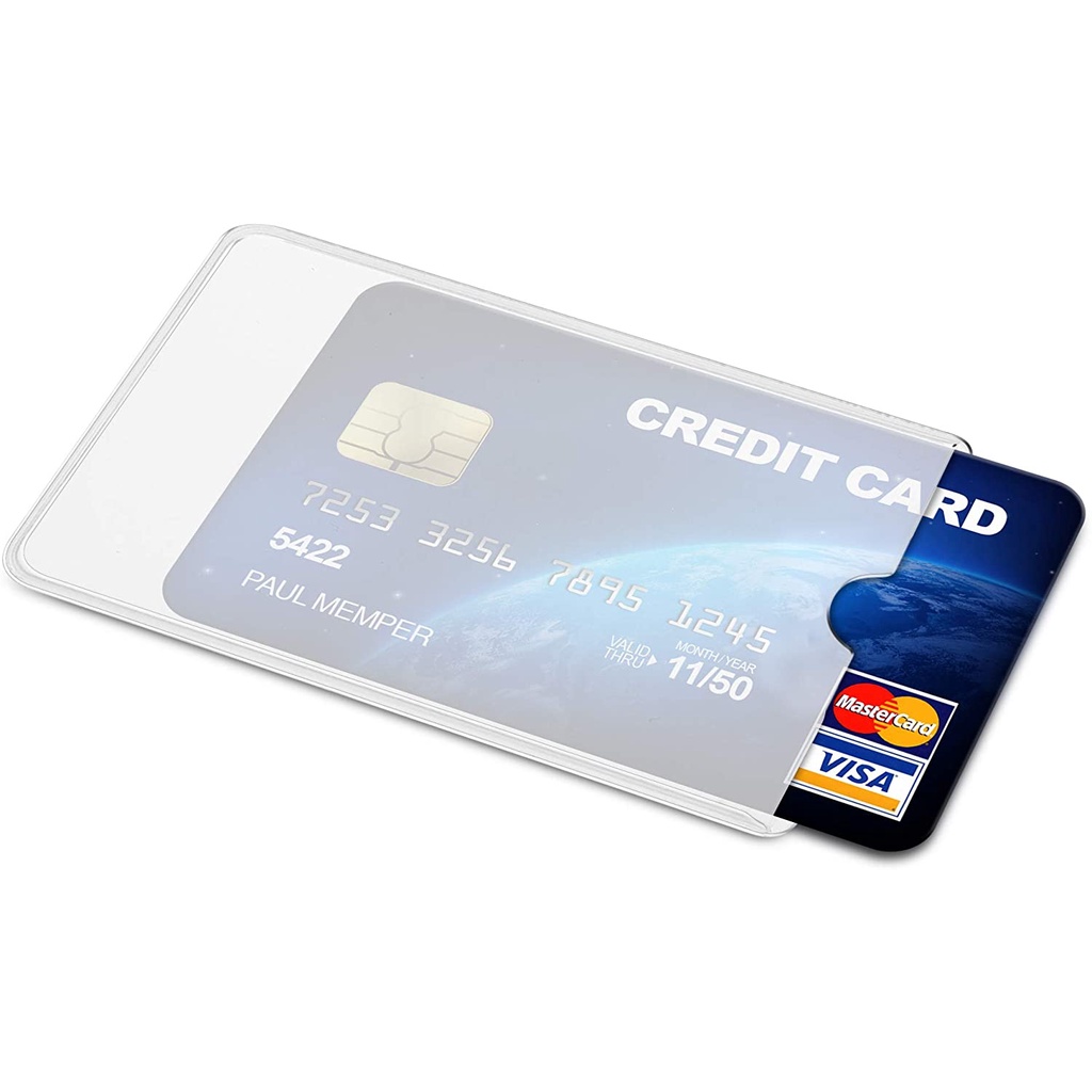 3 Pcs Sleeve Soft Card Slots Card Holder 9.3x6cm | Shopee Singapore