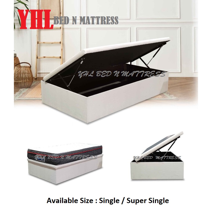 YHL Single / Super Single Storage Bed With Side Lift Up Panel (More ...