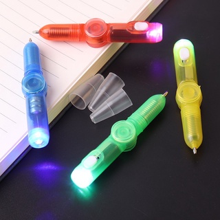 Multifunction Flash Toys Pen Relieve Stress Toys Hand Rotary Ballpoint ...