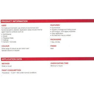 Big Sales!! 1L Nippon Matex Paint Emulsion Paint For Ceiling and Wall ...