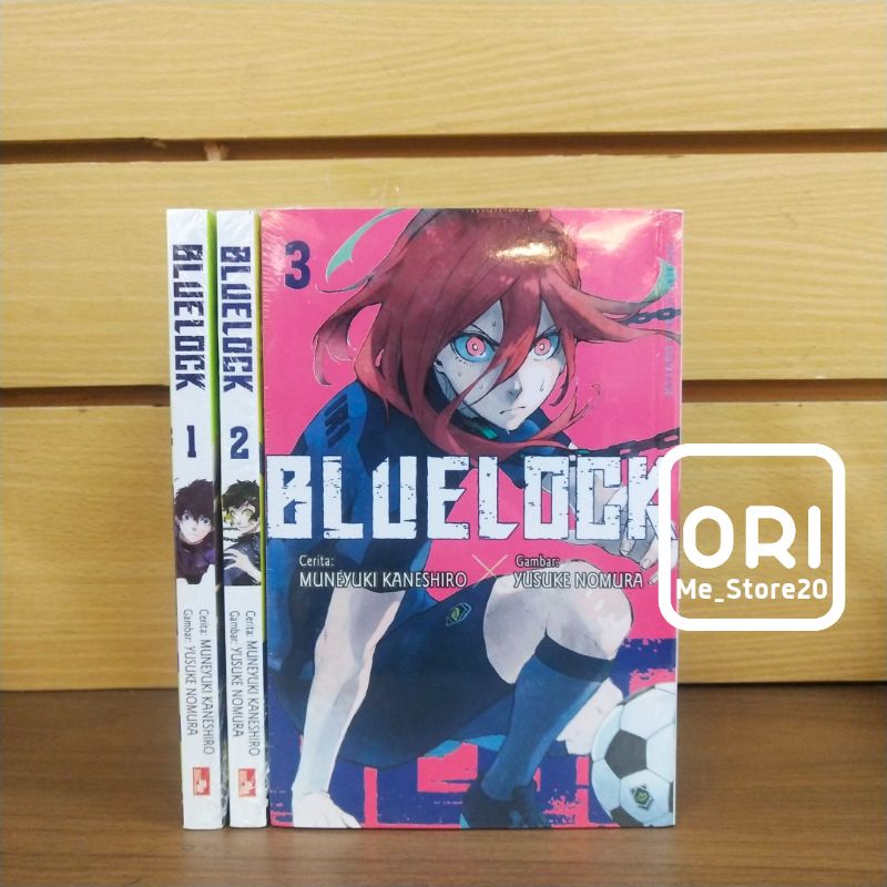 Comics Unlock Blue Lock vol.1-4 by: Muneyuki Kaneshiro, Yusuke Nomura (original Seal) | Shopee ...