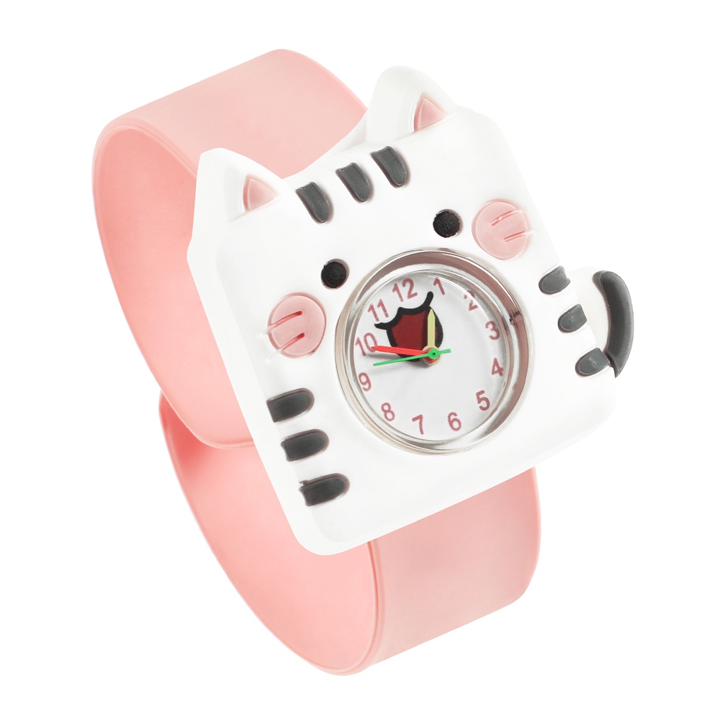 Cartoon Kids Watch Slap Bracelet Watch Waterproof Girls Watch Slap on ...