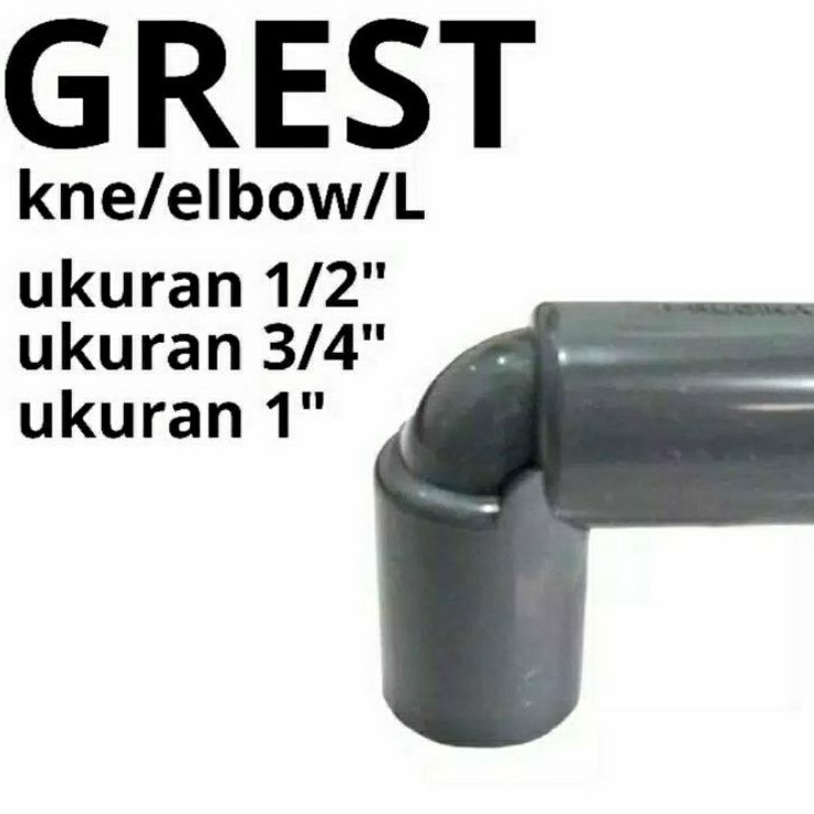 Elbow Kni Knee Fitting L Pipe Connection Grest 1" Inch | Shopee Singapore