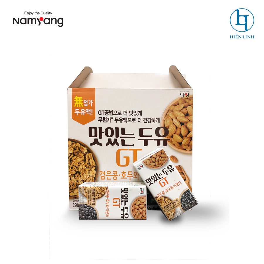 Walnut Milk, Almond And Black Beans Namyang GT Korea (1 Carton Of 16 Boxes Of 190ml) | Shopee ...