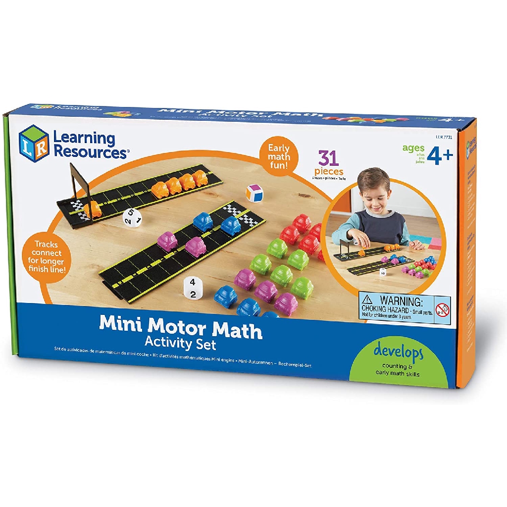 Learning Resources Mini Motor Math Activity Set | Shopee Singapore