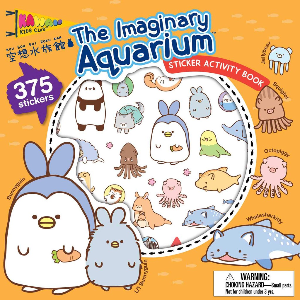 Gakken Workbook - The Imaginary Aquarium Sticker Activity Book | Shopee ...